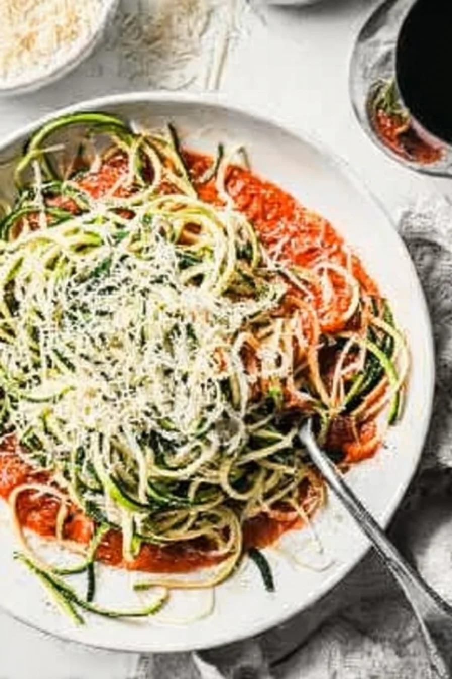 Zucchini Spaghetti Recipe - Tasty Recipes Chef