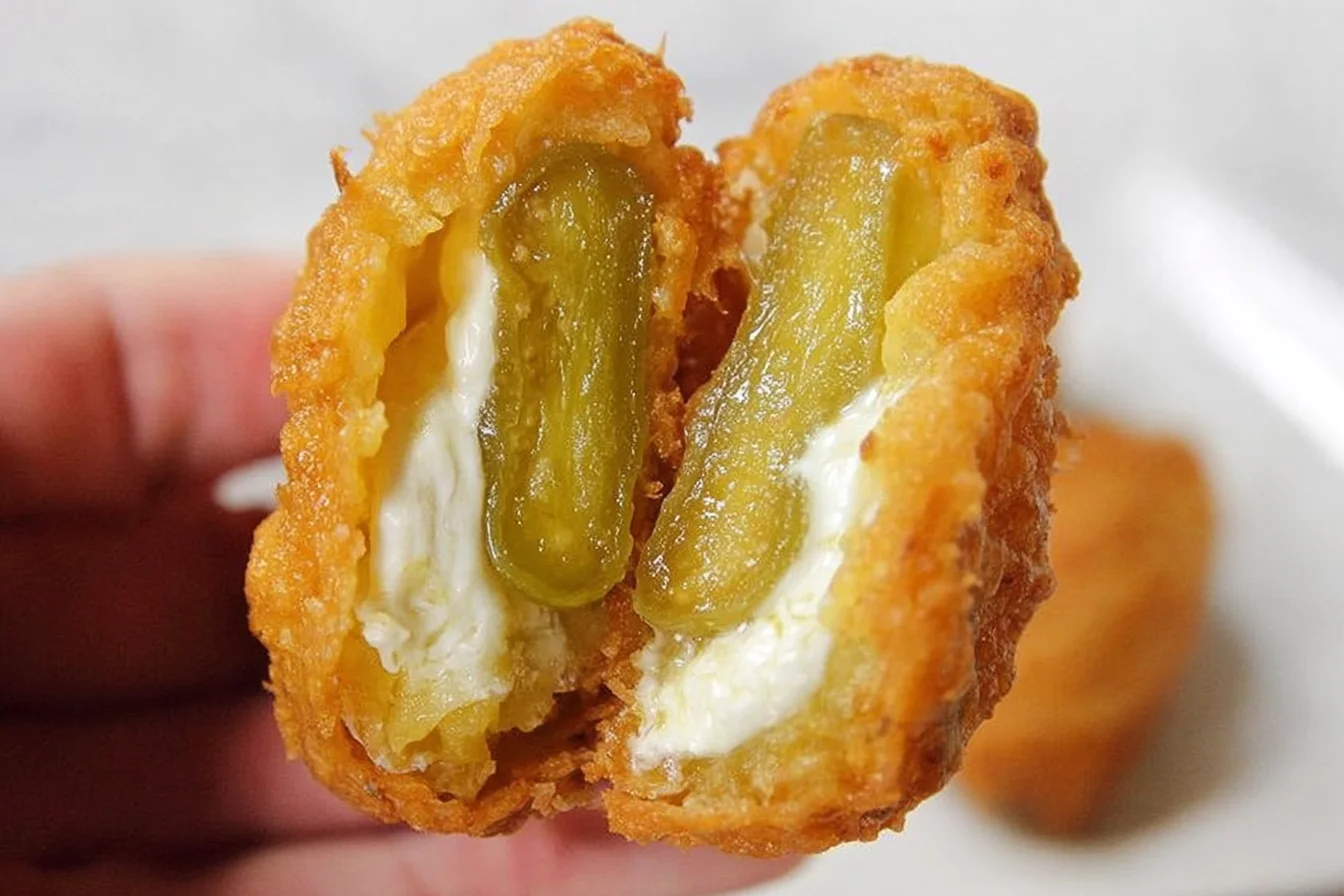 Beer Battered Fried Stuffed Pickles Recipe - Tasty Recipes Chef