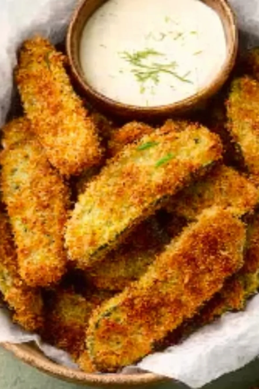Crispy Air Fryer Dill Pickles - Tasty Recipes Chef