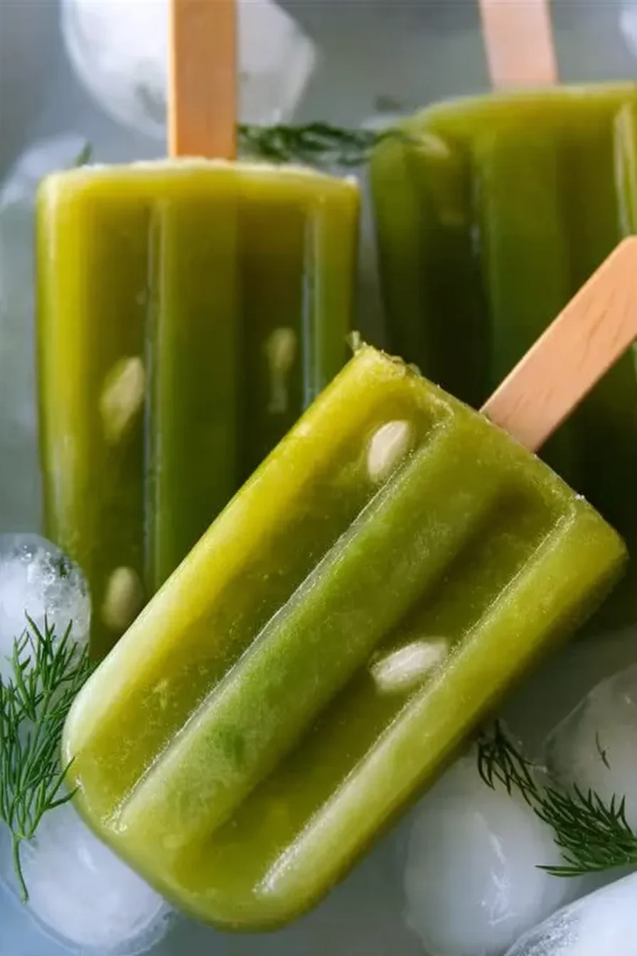 Garlic Dill Pickle Pops - Tasty Recipes Chef