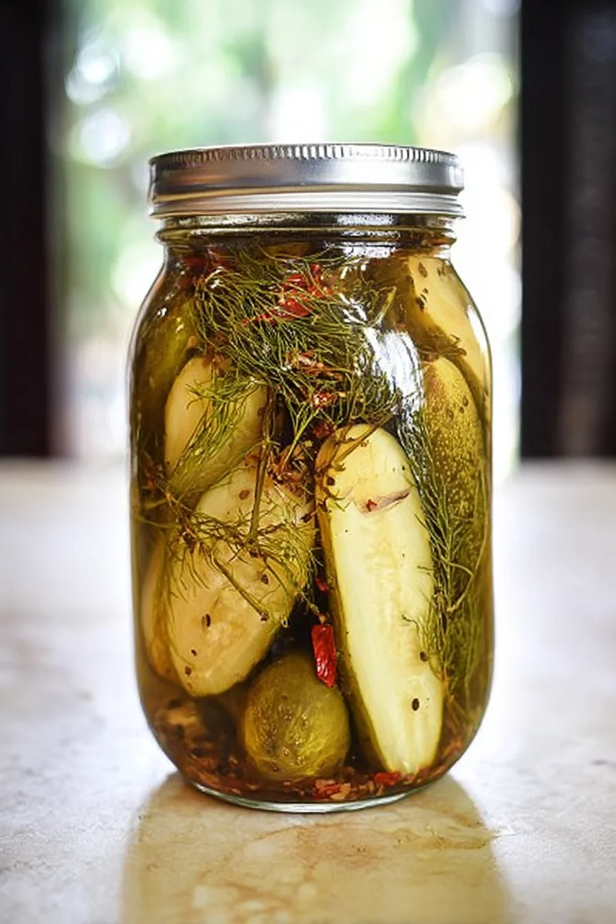 Killer Spicy Garlic Dill Pickle Recipe - Tasty Recipes Chef