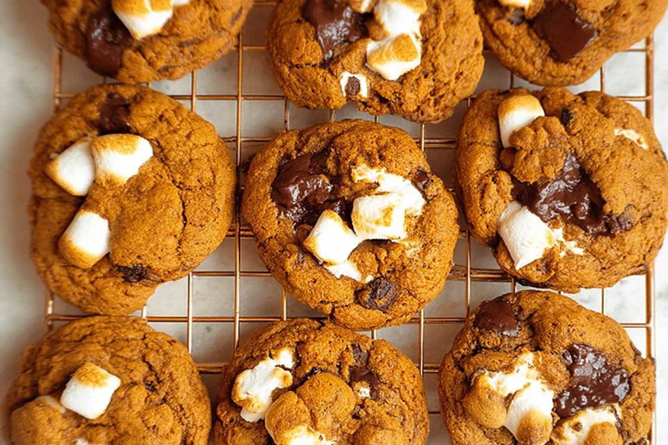 Pumpkin Smores Cookies - Tasty Recipes Chef
