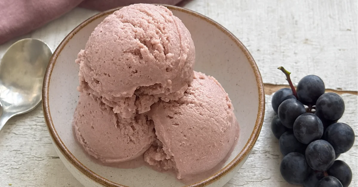Concord Grape Ice Cream - Tasty Recipes Chef