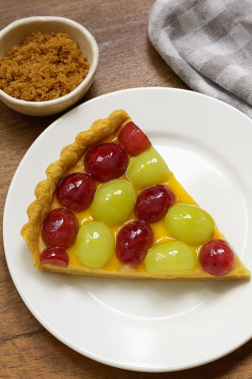Fresh Grape Tart with Brown Sugar - Tasty Recipes Chef