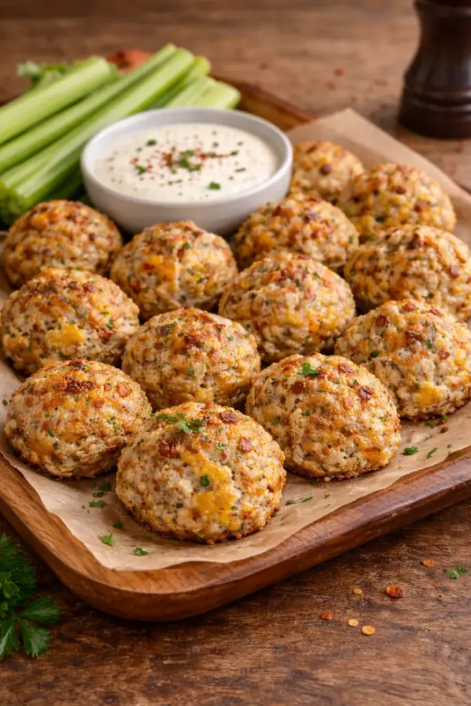 Cheddar Bay Sausage Balls - Tasty Recipes Chef
