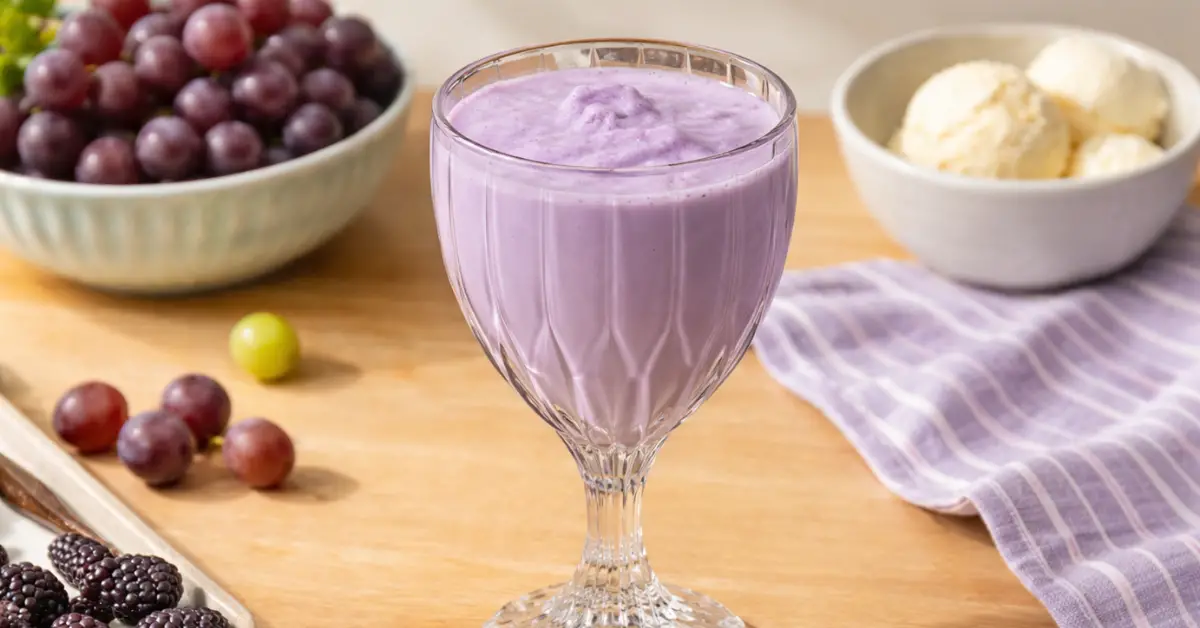 Grape Milkshake - Tasty Recipes Chef