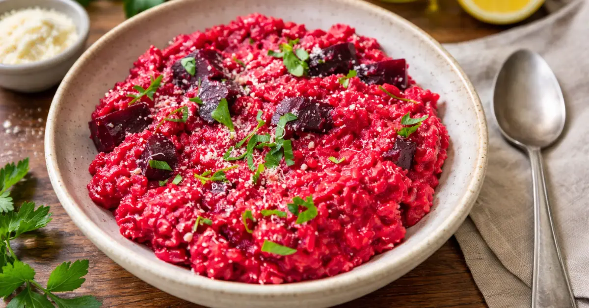 Beet Risotto: Creamy Comfort with Vibrant Flavors - TRC