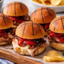 Blackened Turkey Basketball Sliders - Perfect Game Day Appetizer