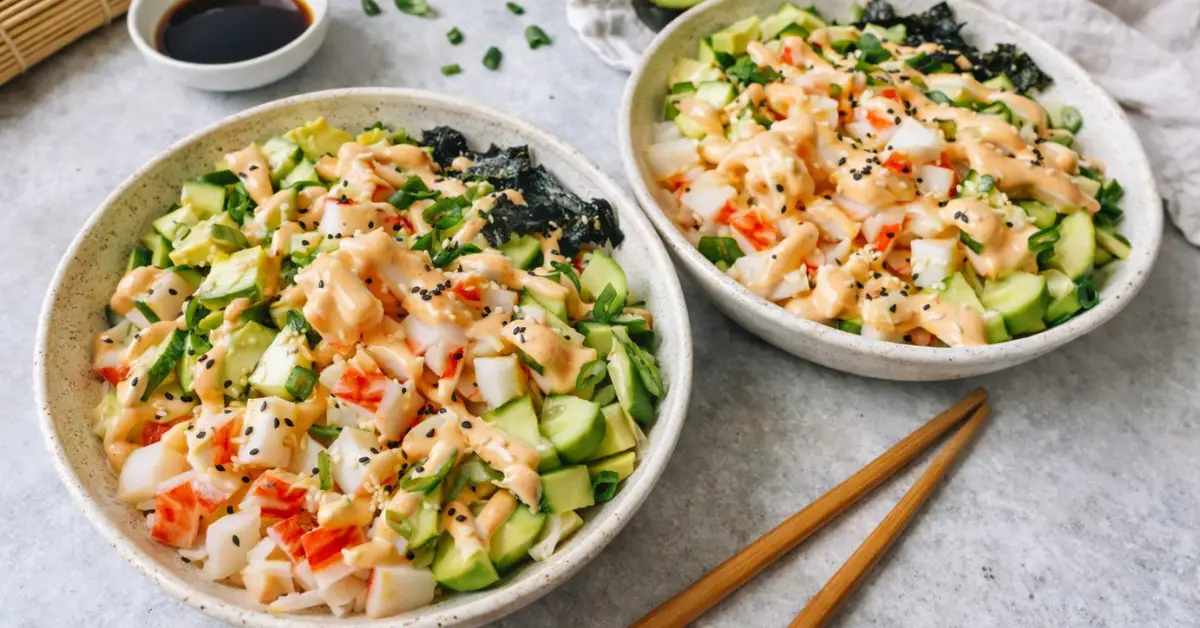 California Roll Bowls: Easy Deconstructed Sushi Delight - TRC