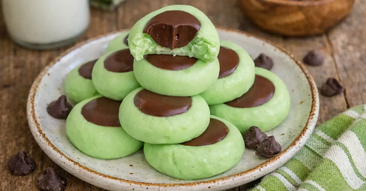 Chocolate Mint Cream Cheese Buttons: Indulgent Festive Treats