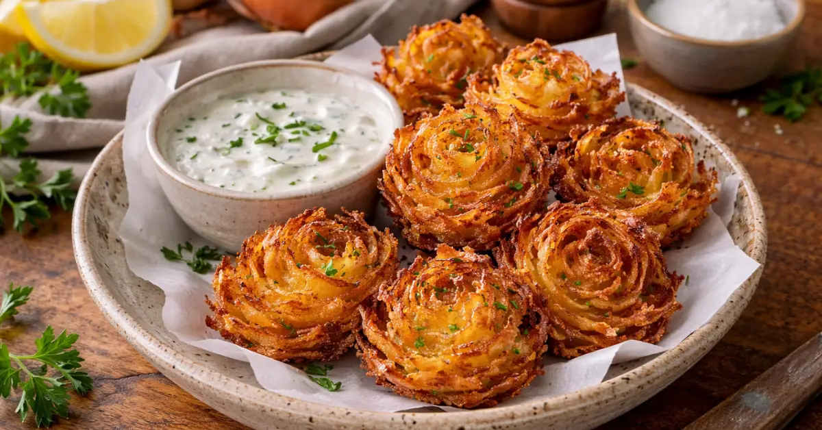 Mini Bloomin Onions Recipe – Crispy and Easy Appetizer - TRC