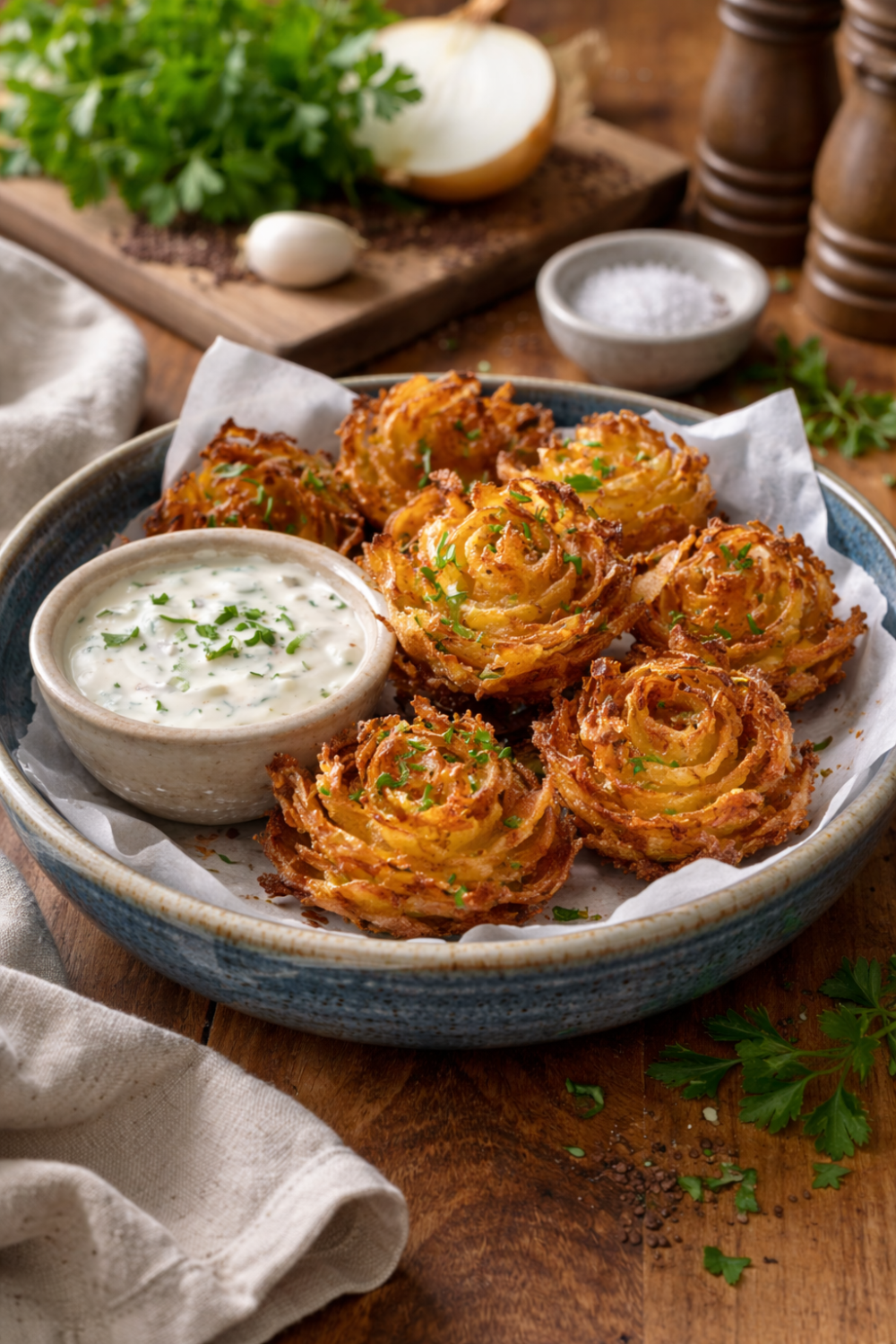 Mini Bloomin Onions Recipe – Crispy and Easy Appetizer - TRC