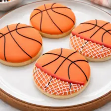 Decorated Basketball Cookies – Perfect for Game Day - TRC