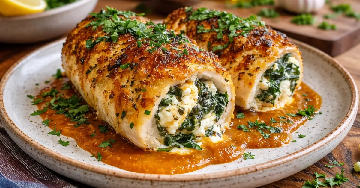 Herbed Ricotta Stuffed Chicken Rolls: A Cozy Italian Delight - TRC