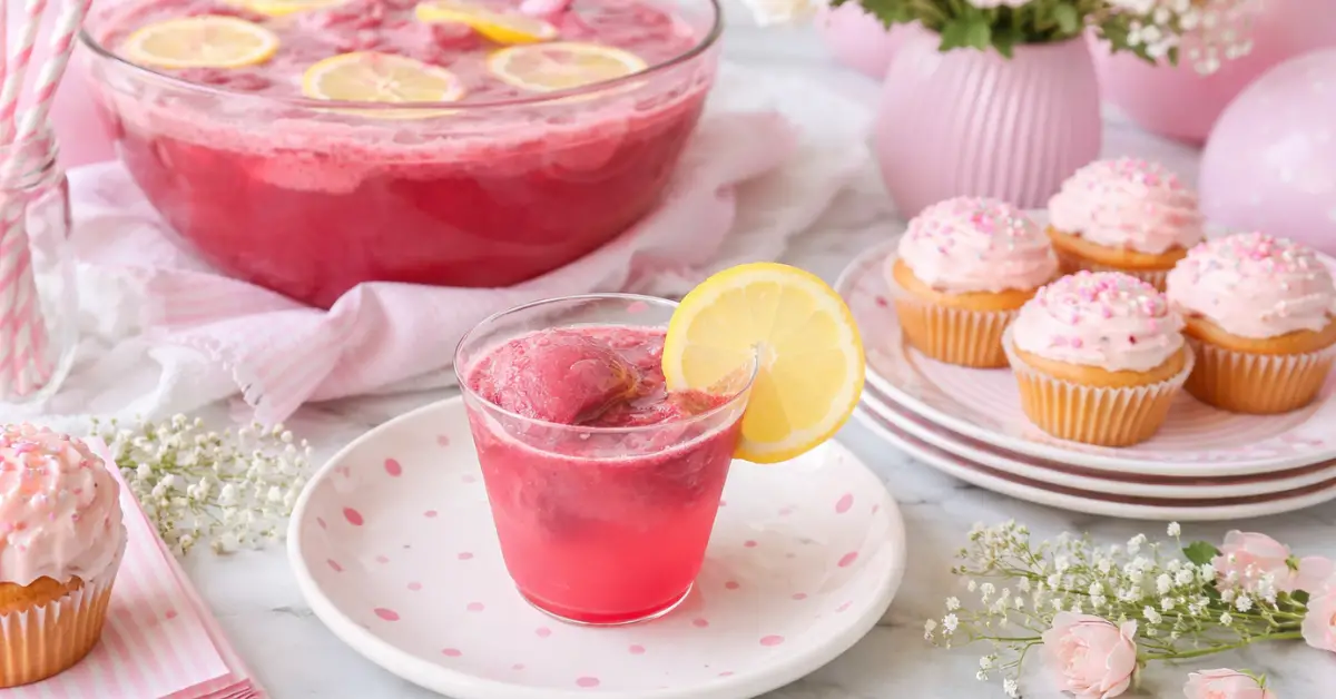 Pretty in Pink Punch for Baby Shower: Recipe for Any Celebration