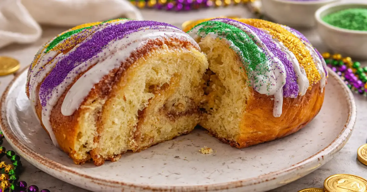 New Orleans King Cake Recipe - A Mardi Gras Tradition - TRC
