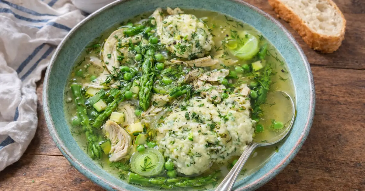 Spring Chicken and Dumplings Recipe - Fresh, Comforting Classic