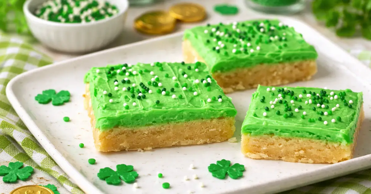 St. Patrick’s Day Sugar Cookie Bars: Festive and Fun Recipe