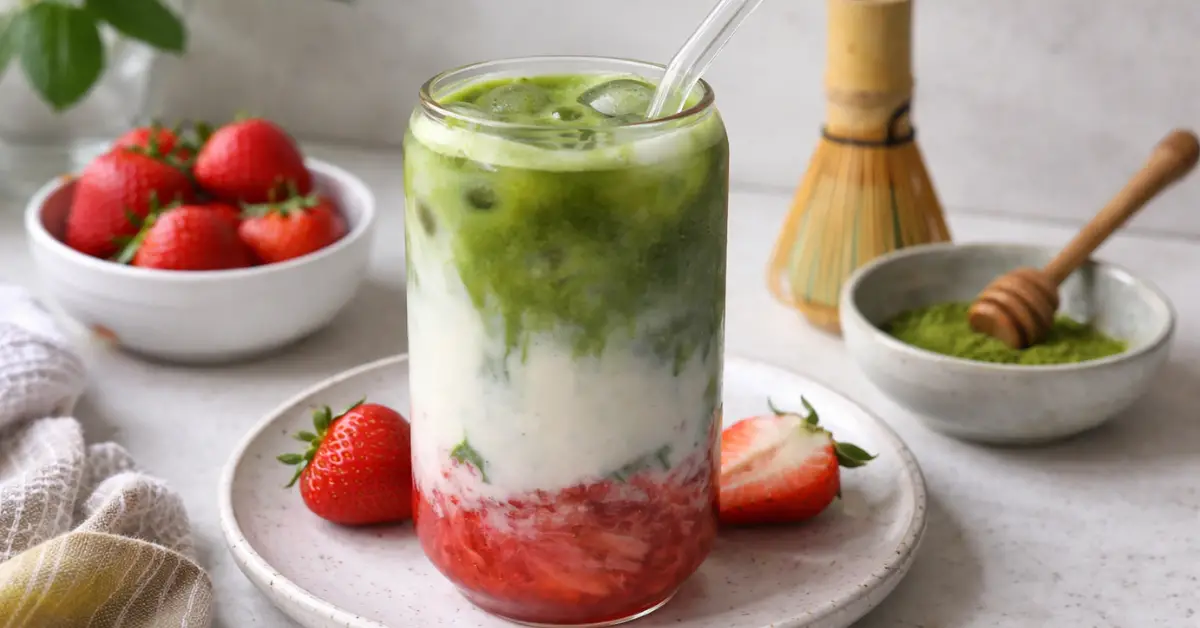 Strawberry Matcha Latte: Refreshing & Easy Recipe - TRC