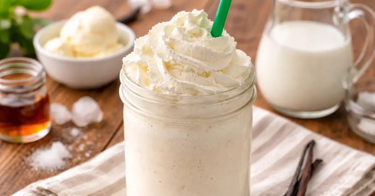 Vanilla Bean Frappuccino (Like Starbucks) Recipe - TRC