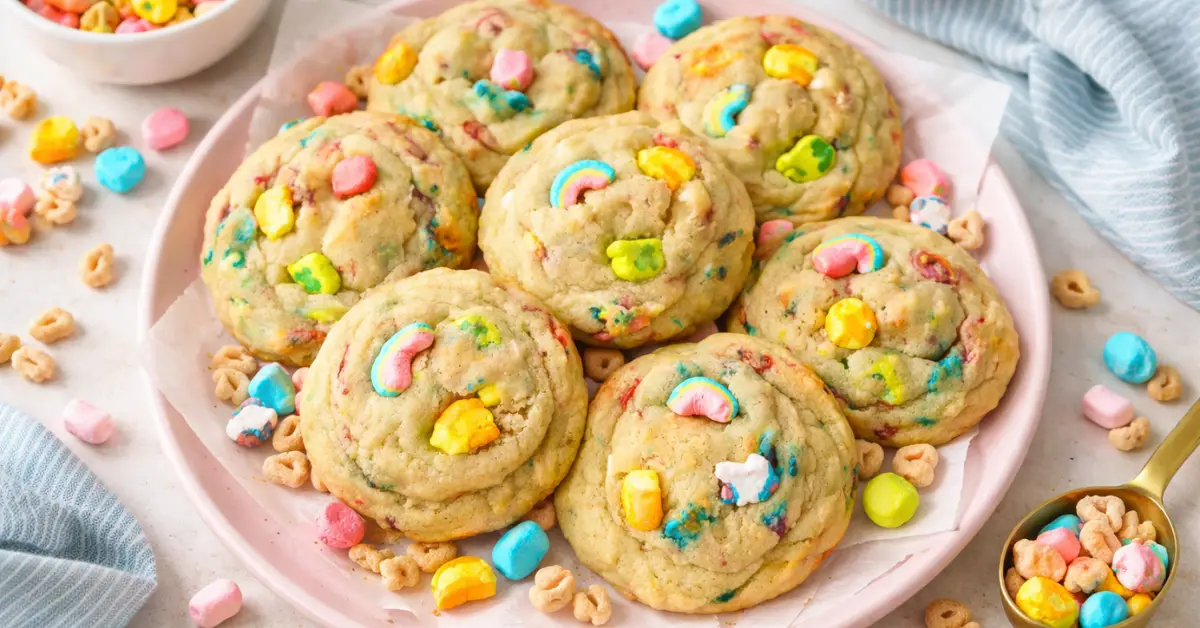 Lucky Charms Cookies - Sweet and Chewy Nostalgic Treats - TRC