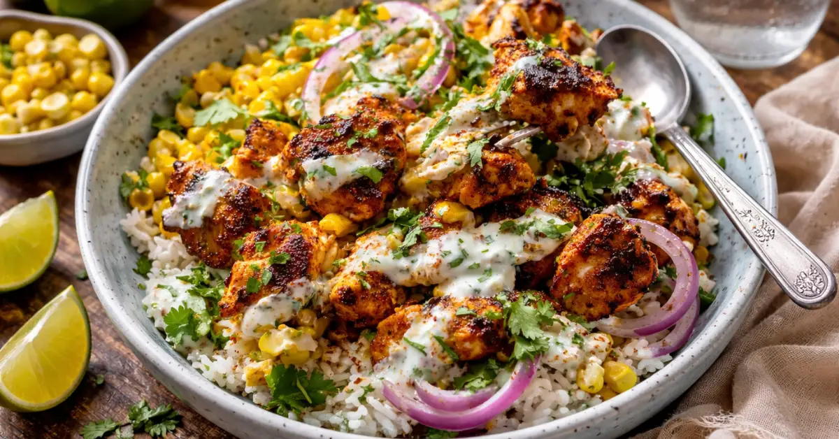 Street Corn Chicken Bowl: A Flavor Fiesta - Tasty Recipes Chef