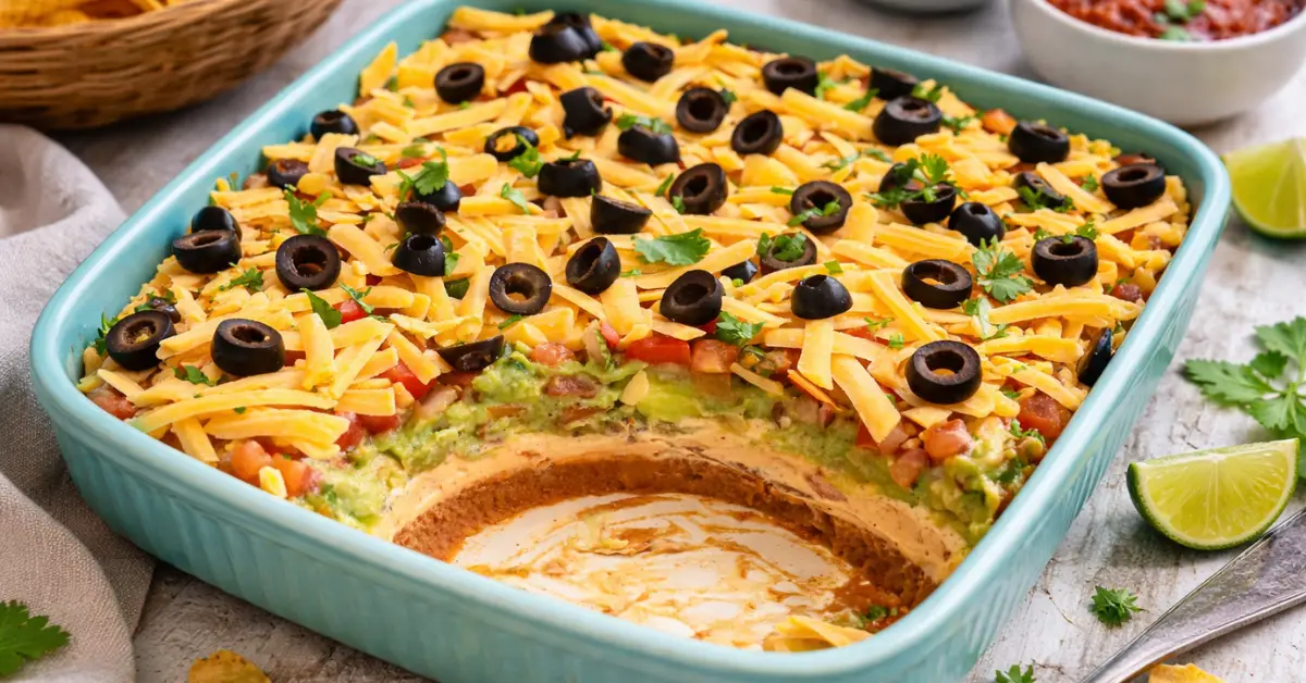 7 Layer Taco Dip: The Ultimate Party Appetizer - TRC