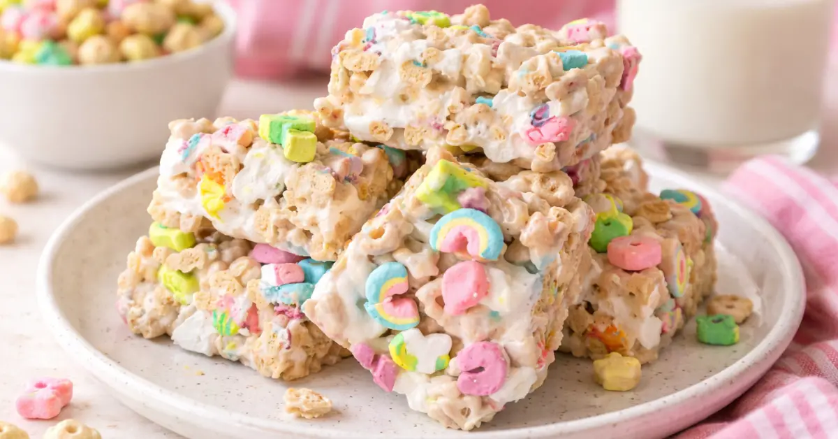 Lucky Charms Bars - Gooey, Sweet, and Nostalgic No-Bake Treats