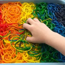 Rainbow Spaghetti Sensory Play: A Taste-Safe Adventure - TRC