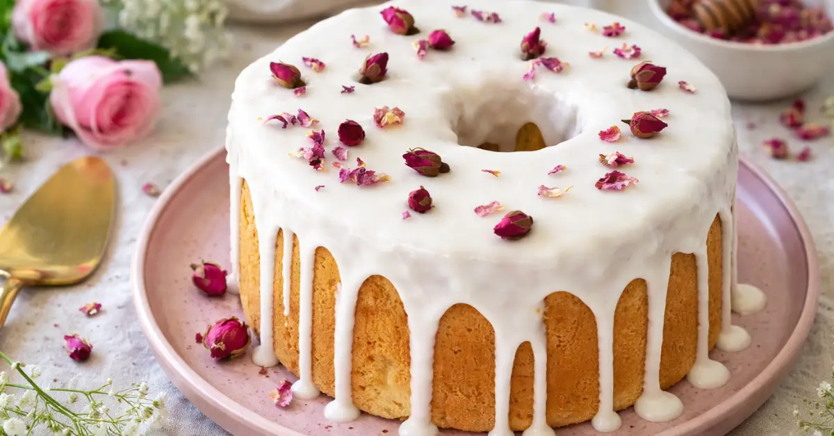 Vanilla Rose Chiffon Cake: An Elegant Floral Delight - TRC
