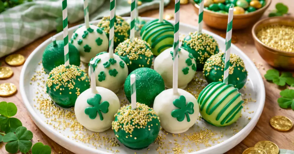 St. Patrick’s Day Cake Pops - Colorful Irish Desserts - TRC