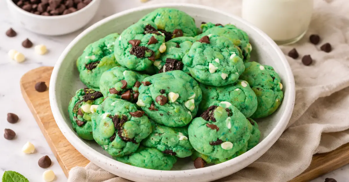 Green Cookies: Festive Treats with Chocolate & Oreos - TRC