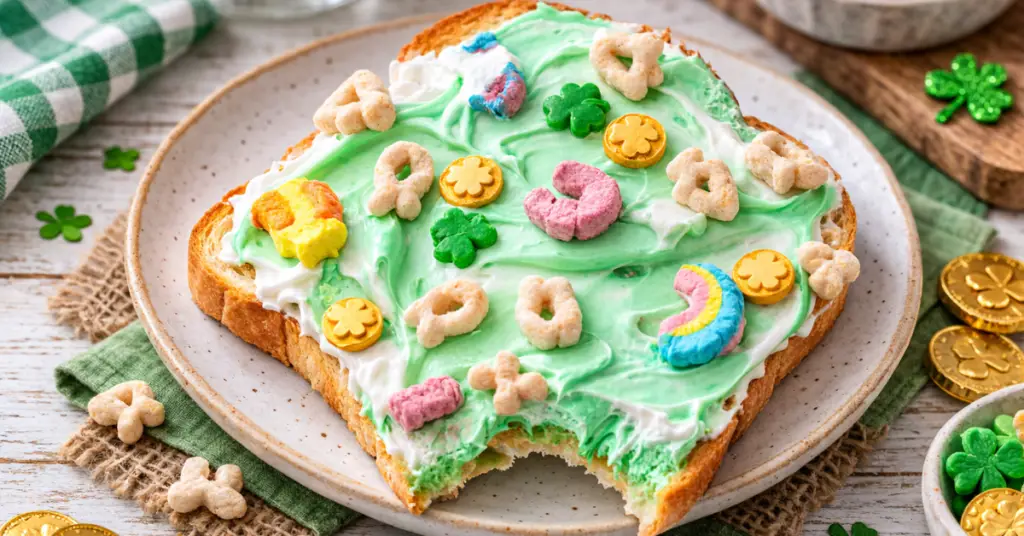 St. Patrick’s Day leprechaun toast - A Festive Holiday Breakfast