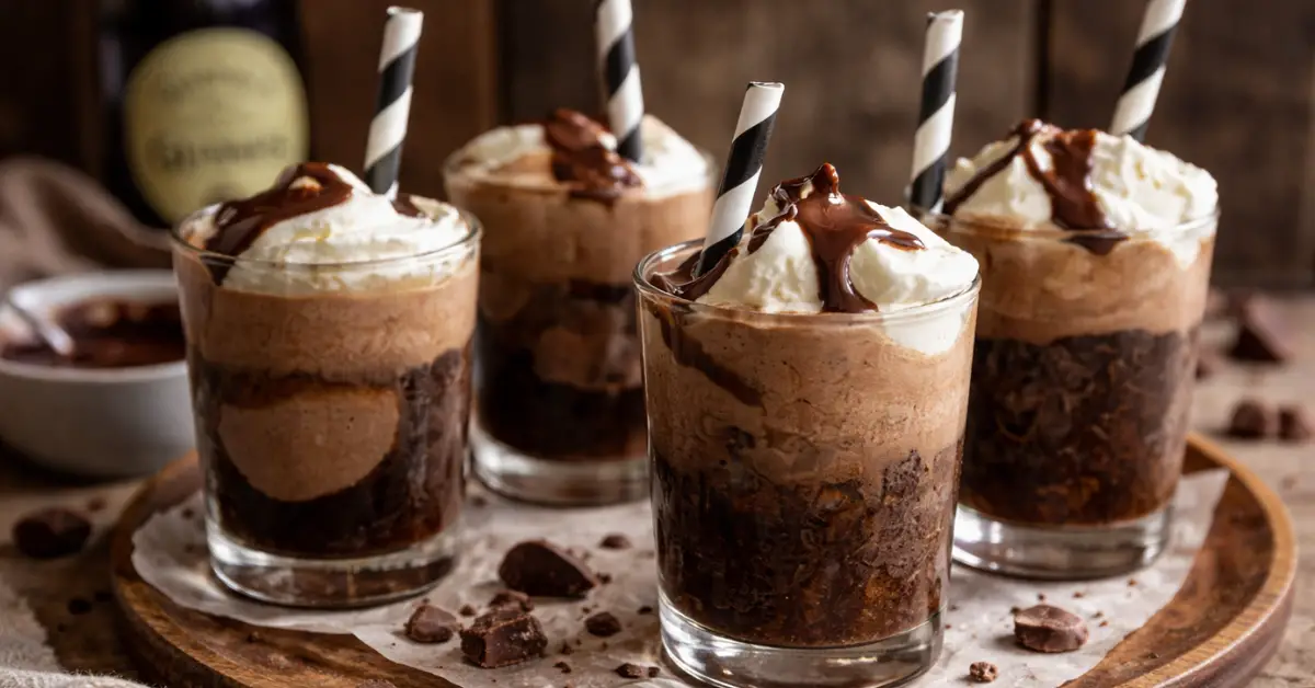 Mini Guinness Chocolate Floats - Indulgent Dessert Drinks - TRC