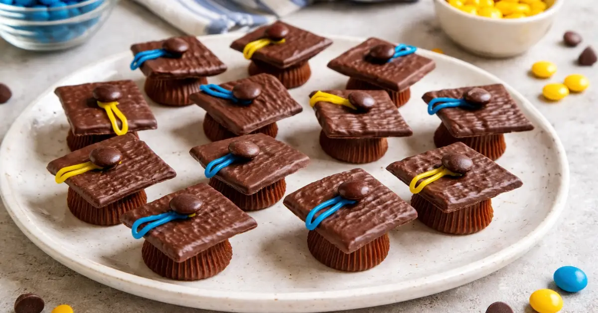 Graduation Cap Cookies: Easy No-Bake Recipe for Parties - TRC