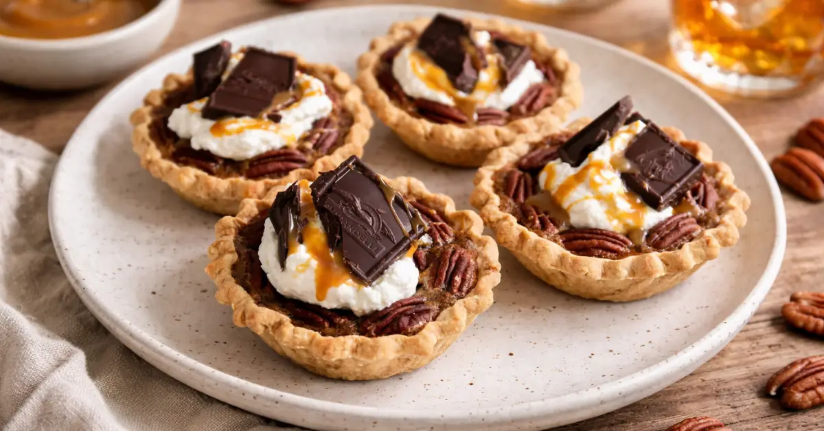 Mini Bourbon Caramel Derby Pies - Irresistibly Indulgent Dessert