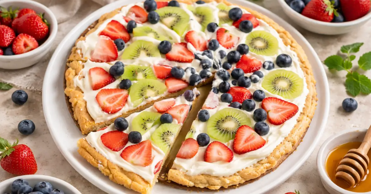Quick Easy Fruit Pizza Recipe - A Fresh & Fruity Delight - TRC